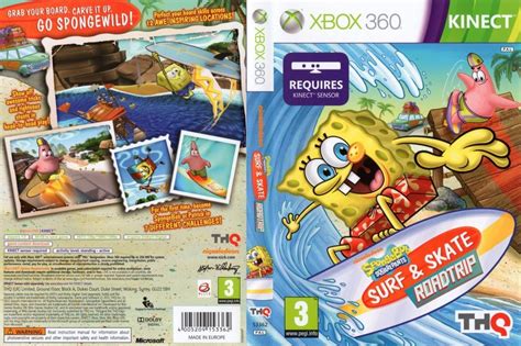 Kinect SpongeBob SquarePants: Surf & Skate Roadtrip Xbox 360 / Használ