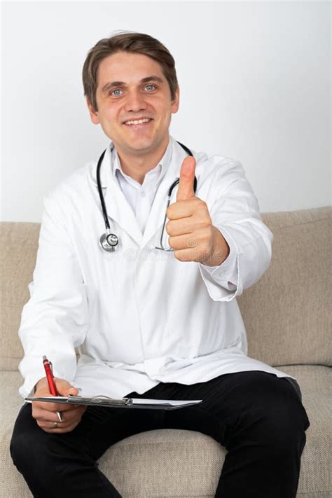 Doctor Showing Thumbs Up Stock Image Image Of Medicine 179009707