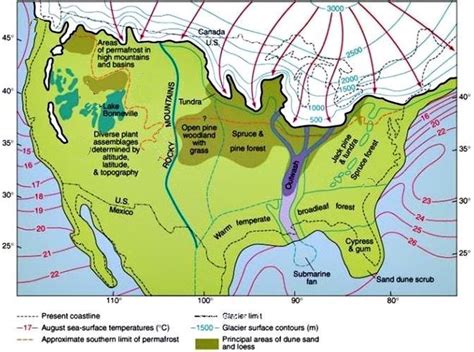 During The Most Recent Ice Age Glaciers Covered About