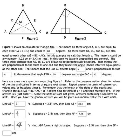 Figure 1 Shows An Equilateral Triangle Abc That