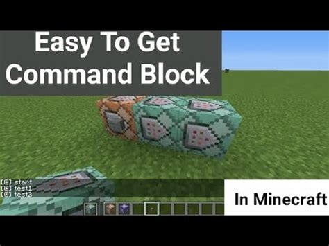 How To Get Command Block Minecraft YouTube
