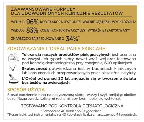LOreal Paris Ekspert Wieku Przeciwzmarszczkowy krem odbudowujący na dzień ml Bodyland pl