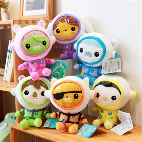 Genuine Octonauts 22cm Plush Toys Anime Figure Barnacles Peso Kwazii