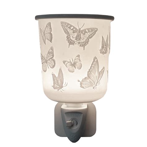 Porcelain Plug In Electric Wax Burner Butterfly Cello