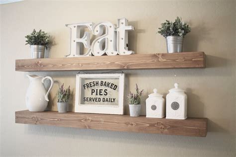Floating Shelf Rustic Floating Shelf Ledge Shelf Wooden