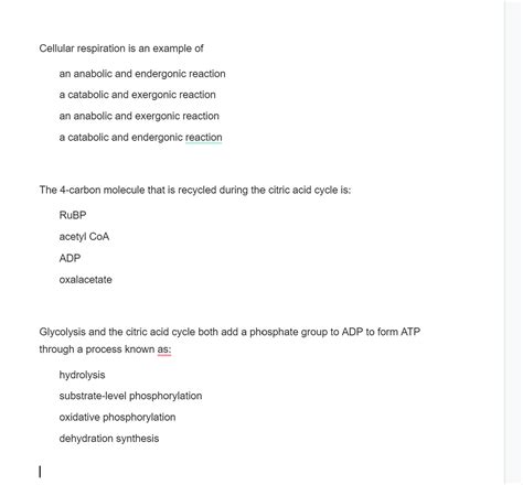 Answered Cellular Respiration Is An Example Of Bartleby