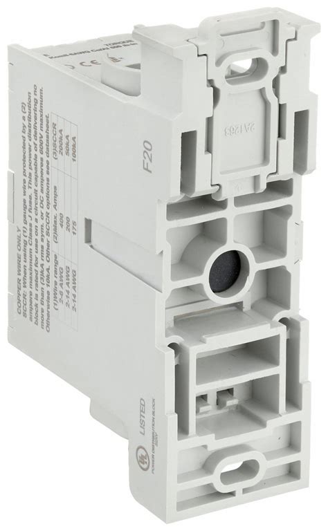 Bussmann Power Distribution Block 1 Poles Surface Mount 3zja5