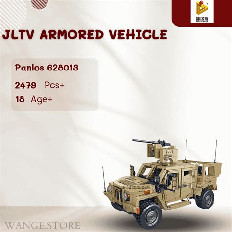 Panlosbrick Military 628013 Jltv Armored Vehicle Wange Block