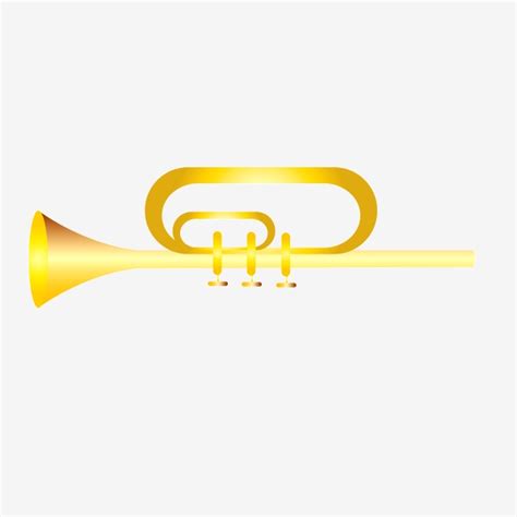 황금 트럼펫 일러스트 악기 트럼펫 클립 아트 황금 나팔 트럼펫 악기 Png 일러스트 및 Psd 이미지 무료 다운로드