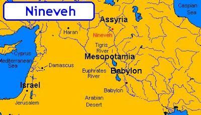 Ancient Nineveh Map