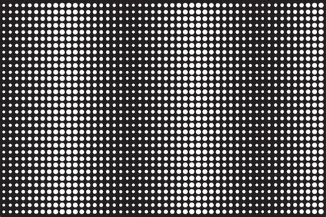 Premium Vector Black And White Round Polka Dot Seamless Pattern