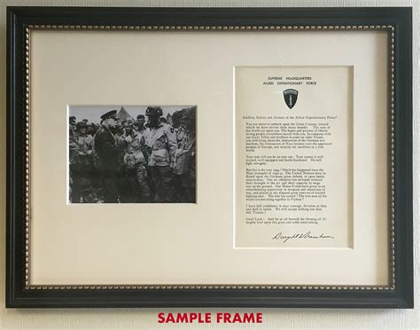 Eisenhower Signed D Day Message To Allied Expeditionary Force
