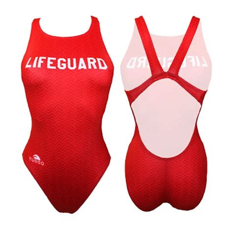 Turbo Traje De Baño New Lifeguard Rojo Swiminn