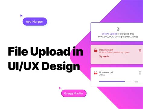 what are file upload components and how to use them in ui ux design