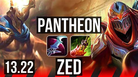 Panth Vs Zed Top Legendary Rank Panth Br Grandmaster