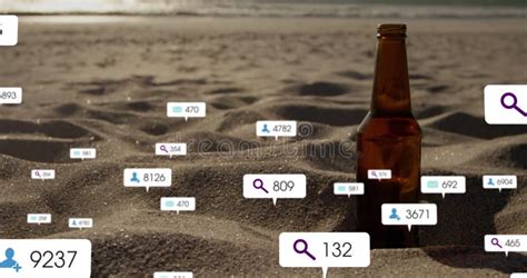 Animation Of Icons Changing Numbers In Notification Bars Alcohol
