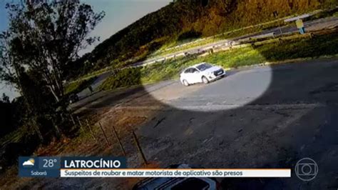 Vídeo Suspeitos De Roubar E Matar Um Motorista De Aplicativo São
