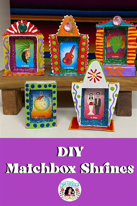 DIY Matchbox Shrines Nichos Crafty Chica
