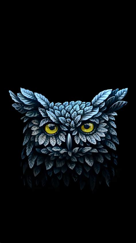 Owl Black Graphics Hd Phone Wallpaper Peakpx