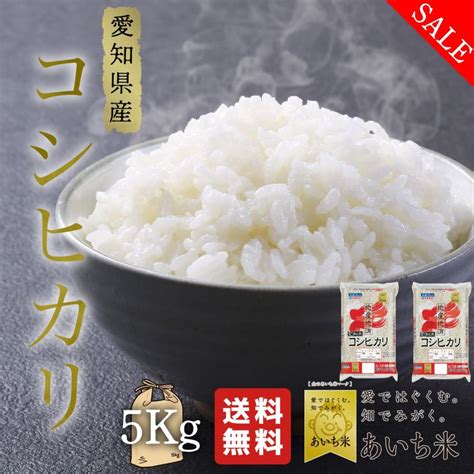 新米 米 お米 5kg 愛知県産 コシヒカリ 白米 5キロ 令和5年産 送料無料 5kgx1袋 こしひかり 精米 Aichikoshi