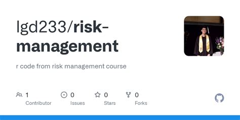 GitHub Lgd Risk Management R Code From Risk Management Course
