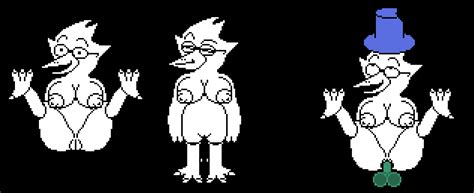 rule 34 berdly black background blue hat deltarune efim the crocodile