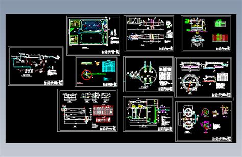 污水厂水解酸化氧化沟工艺图纸autocad 2010模型图纸下载 懒石网