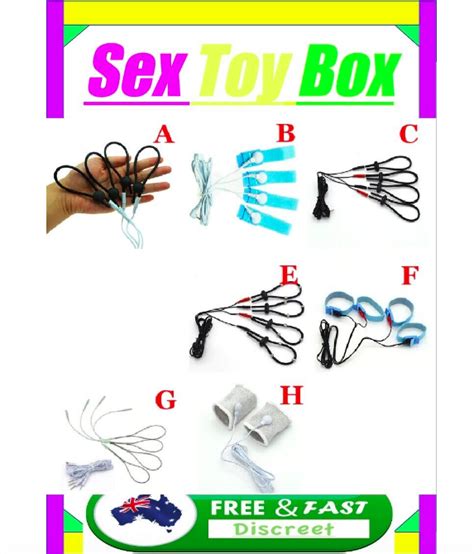 Electr Shock E Stim Penis Loops Cock Ring Stimulation Band Electric Sex