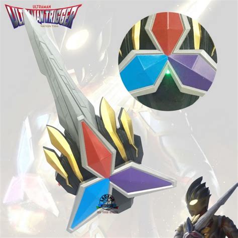 Super Hero Ultraman Dx Trigger Glitter Blade Trigger Eternity Toys Set