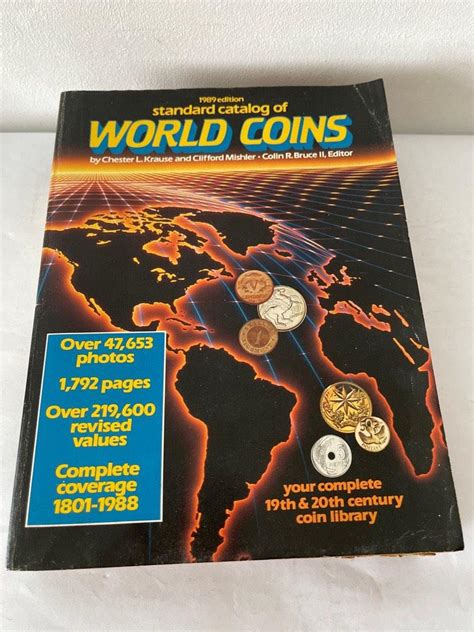 209 TSDOC 010 1989 Edition Standard Catalog Of World Coins Hobbies