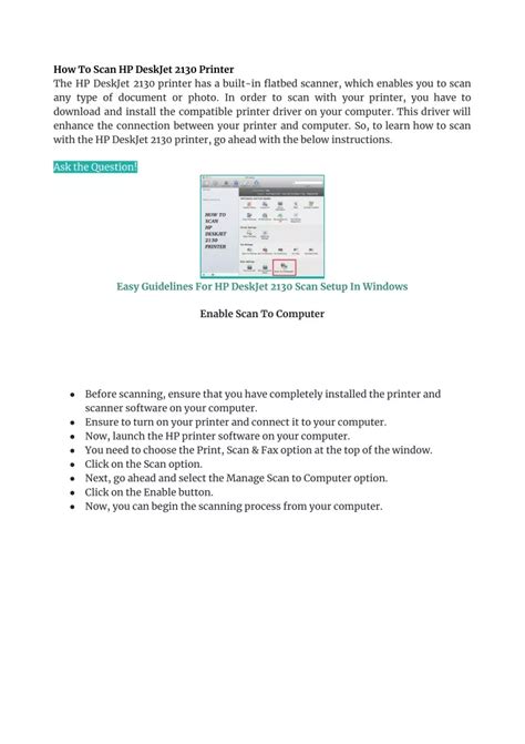 Ppt How To Scan Hp Deskjet Printer Powerpoint Presentation Free Download Id