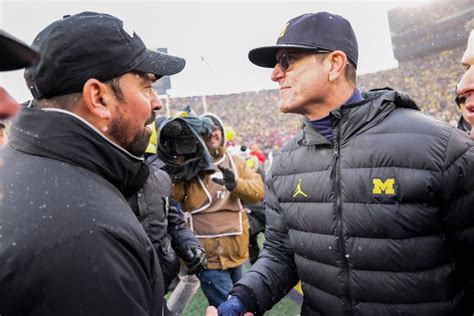 A Look At Jim Harbaughs History In Michigan Vs Ohio State Rivalry