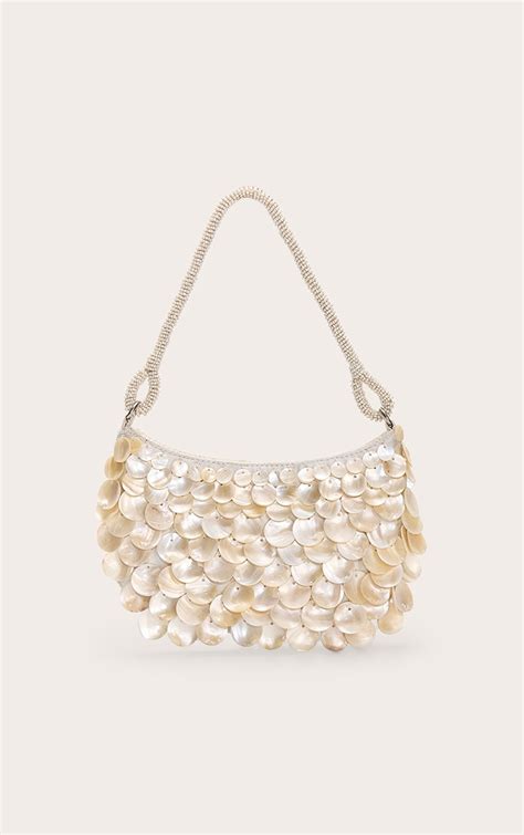 Natural Gradient Pearl Shell Shoulder Bag Accessories Plt