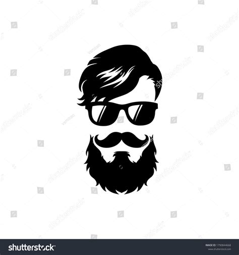 Hipster Mustache And Beard
