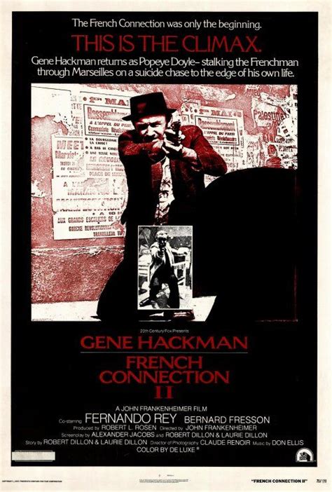 The French Connection II Movie Poster Old Movie Posters Best Movie