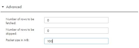 Tune The Packet Size For Bulk Mode
