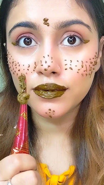 Mehendi দিয়ে Full Face Makeup করলাম তার পর কী হলো এটা😃🤯😱😰🎉 Shorts