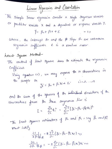 Unit 3 Regression Analysis And Correlation Pdf Statistical Analysis Teaching Mathematics
