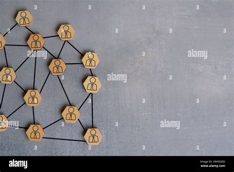 Wooden Blocks Connected With Arrows Each Wooden Block Has A Icon Of A