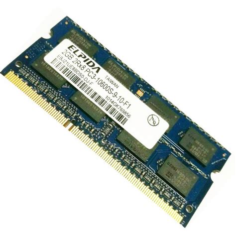 Elpida 2gb 2rx8 Pc3 10600s 9 10 F1 Ebj21ue8bds0 Dj F メモリー Ram