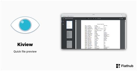 Install Kiview on Linux | Flathub