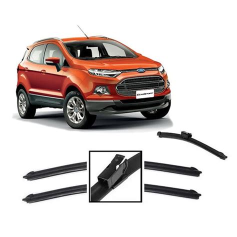 Kit 3 Palhetas Limpador Parabrisa Novo Ford Ka 2015 Á 2022 Escorrega
