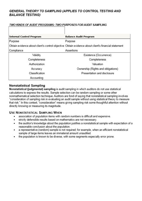 General Sampling Theory Fmgt Studocu