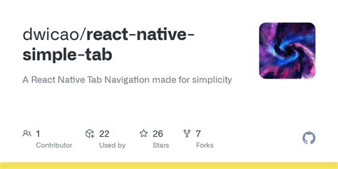 Github Dwicaoreact Native Simple Tab A React Native Tab Navigation