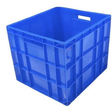 Blue Dish Crates Dimension 400x300x270 Mm At ₹ 550piece In Mumbai Id 2856330037391