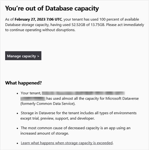 Manage Microsoft Dataverse Storage Through Power Platform Engage