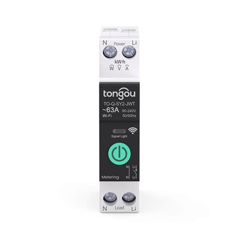 TO Q SY2 JWT Din Rail Smart WiFi Switch With Timing Metering Function TONGOU
