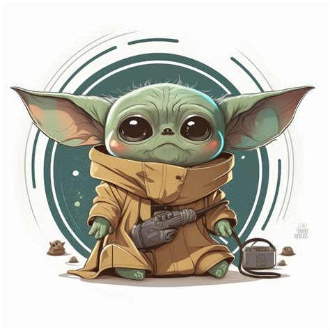 Grogu Svg Oladino Clip Art Library