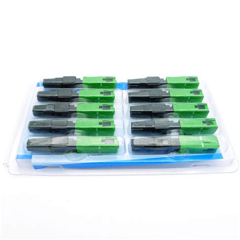 Connector Sc Apc Optical Connector Cool Fiber Junction With Sc Apc Port Single Model