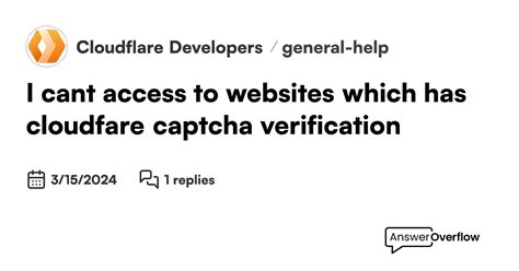 I Cant Access To Websites Which Has Cloudfare Captcha Verification